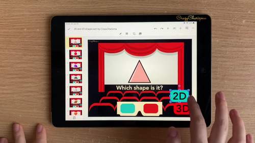 2D and 3D Shapes Assessment Google Classroom by CrazyCharizma | TpT