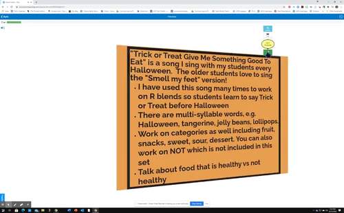 Trick or Treat Food I Can Eat Halloween BOOM Cards by Preschool ...