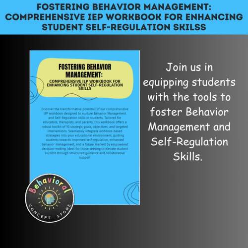 Fostering Behavior Management: Comprehensive IEP Workbook for Enhancing ...