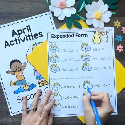 April No Prep Packet 2nd Grade - April Activities - Spring Morning Work