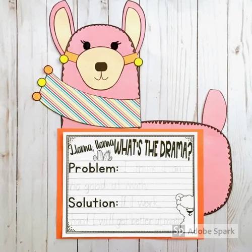Llama craft activity | Llama Llama What's the Drama | Problem and Solution