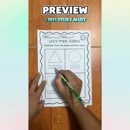 End of Year Summer Review: 2D Shapes Practice for Kindergarten by Study ...