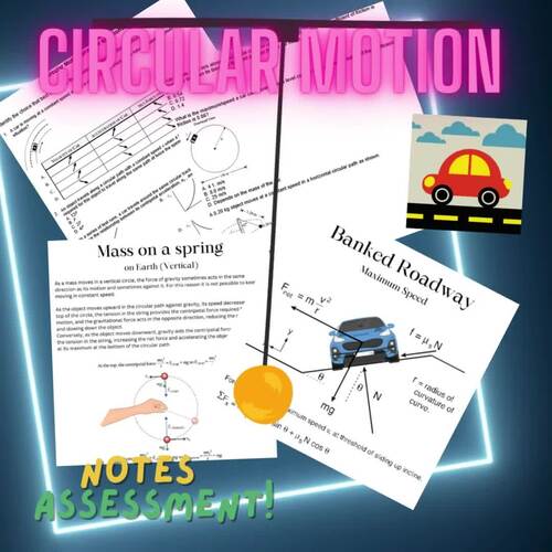 Circular Motion - Centripetal acceleration & force: Notes, Formulas ...