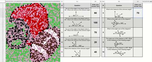 Digital Math Pixel Art 4th Grade Math Review Measurement Mystery Pictures