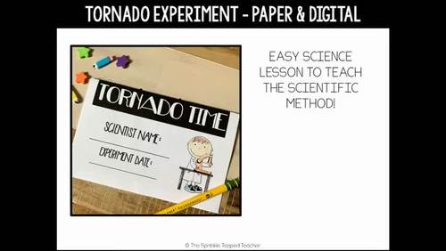 Tornado In a Bottle | Weather Science Experiment | Scientific Method ...