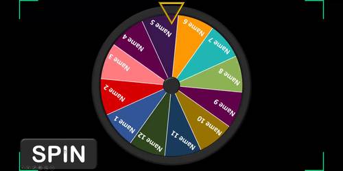 Name Wheel | Random Selection | Editable | PPT Essential | TPT