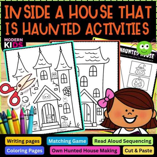 Inside a House That Is Haunted Book Activities - Read Aloud Sequencing ...