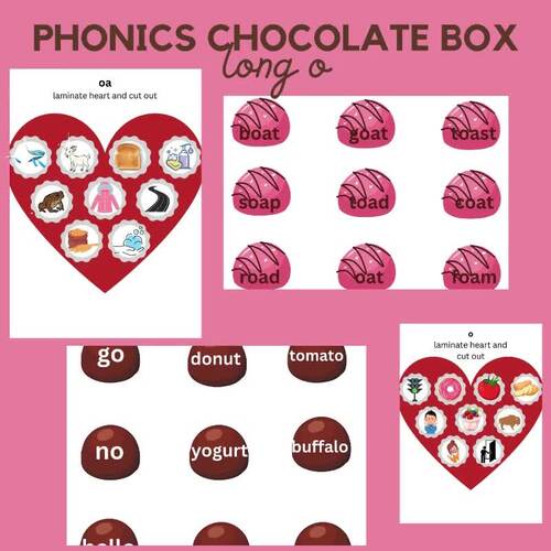 Chocolate Phonics Box- Long O by Jessi Snyder | TPT