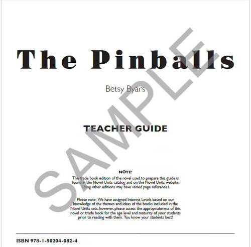 The Pinballs Novel Units® Teacher Guide Novel Study | TPT