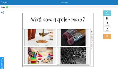 WHAT Questions with Real Picture Choices | Speech Therapy | Boom Cards™