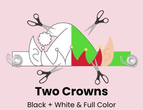 Elf Ears Crown / Mask / Costume / Animal / Headband ** Two Crowns