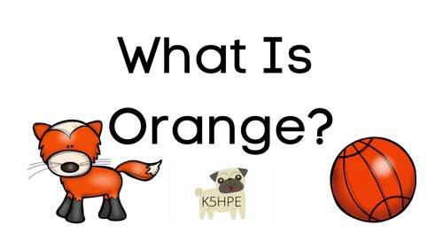 What Is Orange? Identifying Objects by Color, Video and SLIDES | TPT