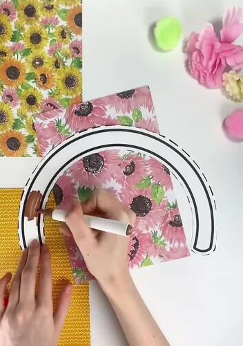 Counting Spring Flowers Craft Spring Math Mothers Day Craftivity Cut ...