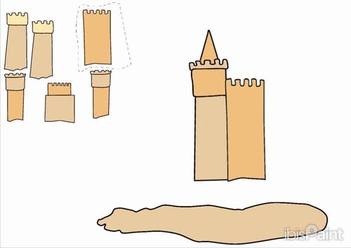 Build a Sandcastle Craft Printable & Digital Easel Activity| Summer ...