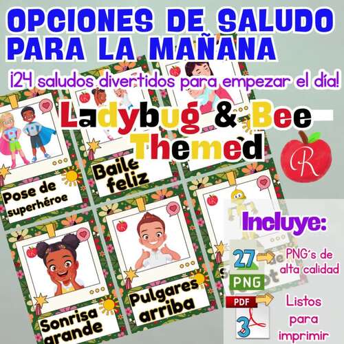 Spanish Morning Greetings Choices Posters | Saludos |Classroom Decor ...