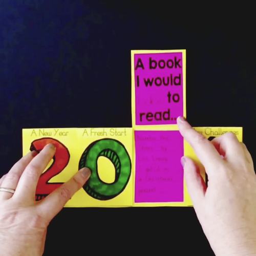 New Years Resolution 2021 | New Year Goal Setting | New Year's Foldable