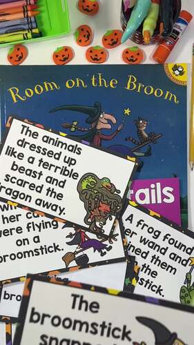 Room on the Broom Book Companion Reading Comprehension Halloween Activities