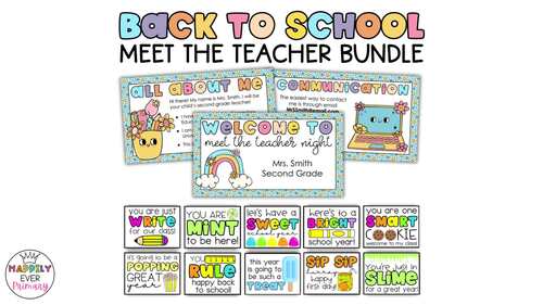Back to School | Meet the Teacher | Editable PowerPoint and Gift Tags ...