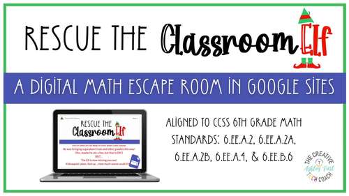 Holiday Math Escape Room by Ashley Fort - The Creative Tech Coach