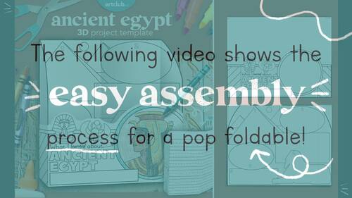 Ancient Egypt Project Template 3D Report Research Activities 3rd 4th ...