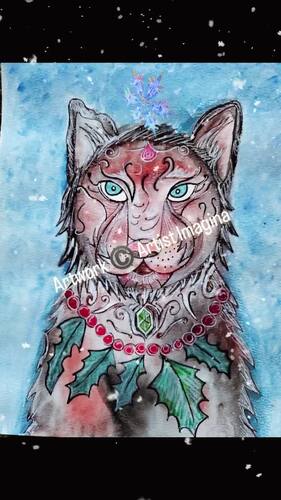 Cat Art Project - Visual Art Lesson - Cat Drawing by ARTIST IMAGINA