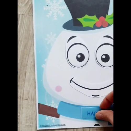 Snowman Emotions Feelings, Winter Printable Activity Preschool Morning ...