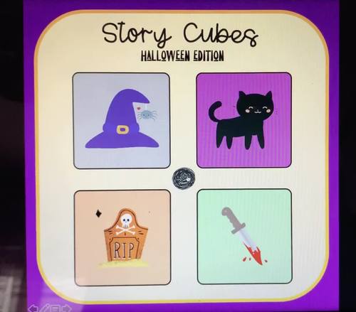 Digital Story cubes: Halloween Edition by spanisharound | TPT