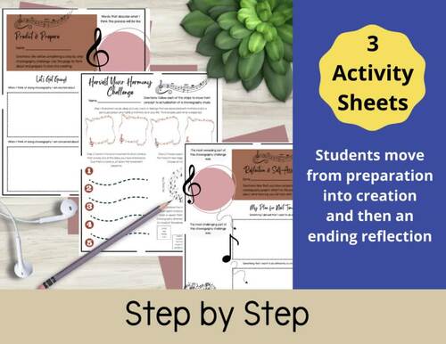 BUNDLE Set 4 Trio of Thematic Choreography Challenge Projects High ...