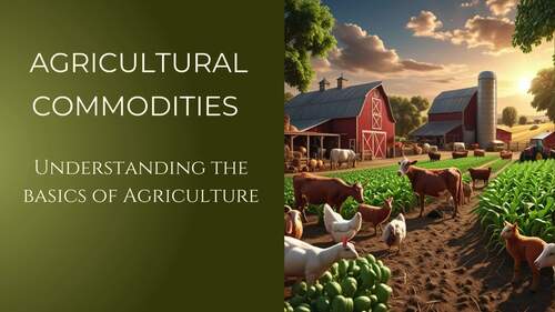 Agriculture Commodities, AG Products, Introduction to Agriscience FFA