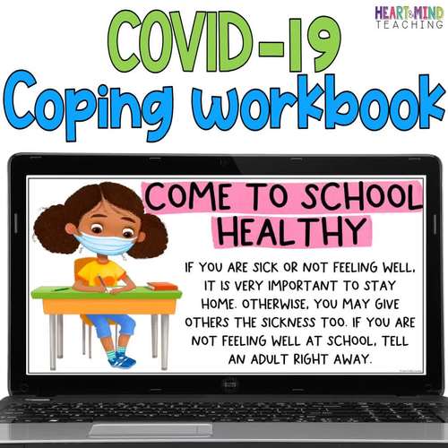 COVID 19 Safety Posters & Coping Workbook for Google Classroom | TPT