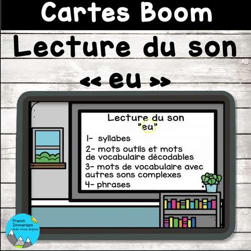 Sons composés French phonics son "eu" lecture sur Boom avec audio