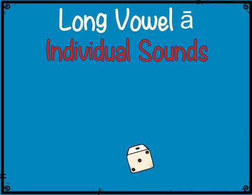 Long Vowel ā Roll It & Read It Words & Sentences Game Cards | TPT