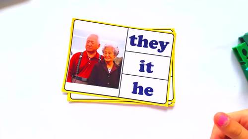 Pronouns He She They It by Autism Journey - Angie S | TPT