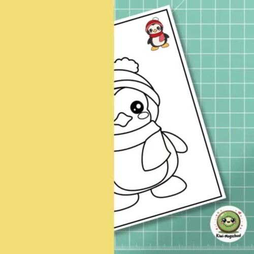 Build a Penguin Paper Craft | Winter Animal Fine Motor Activity (No Prep)