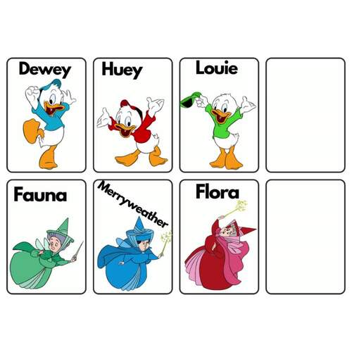MAGICAL GROUPING / PARTNER CARDS (SETS FOR Partners, Trios, Quartets)