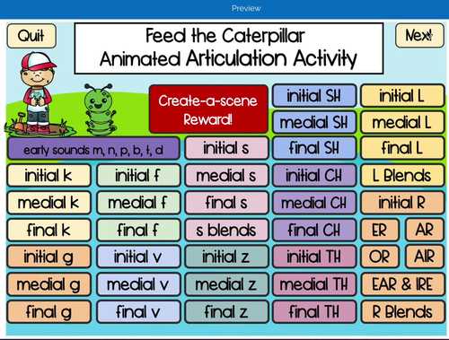 Feed the Bugs Boom Cards™ Bundle Animated Articulation Activity Speech ...