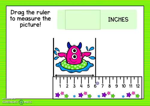 Measure with a Ruler Monsters Boom Cards™ Distance Learning by Creating ...