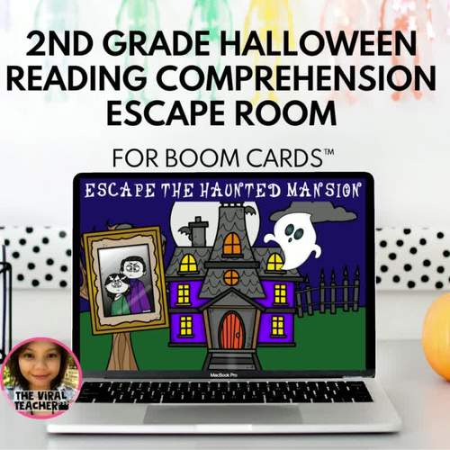 2nd Grade Halloween Reading Comprehension Escape Room ELA Activity Boom ...