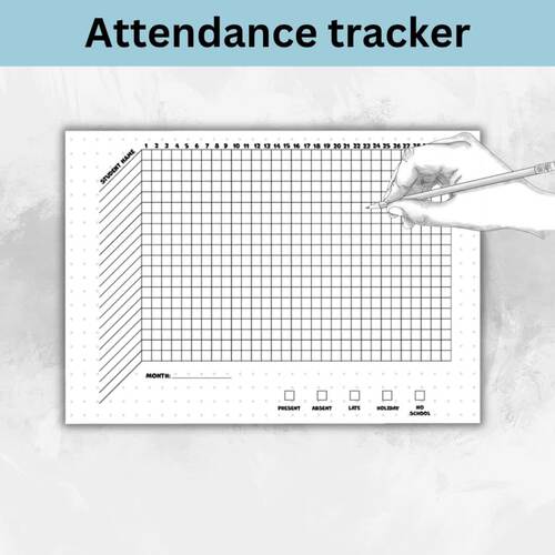 Attendance Record Tracker - Student Attendance - Absence Tracker