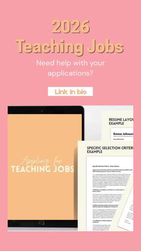Teacher Job Application Guidebook: Resume, Cover Letter & EOI Templates ...