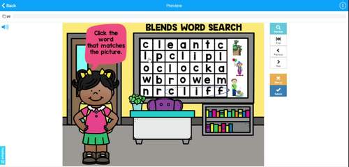 20 BEGINNING BLENDS S, L and R WORD SEARCH BOOM cards™ by Mrs Graders