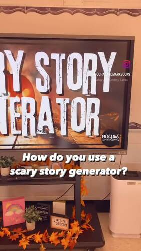 Scary Story Generator - Halloween Creative Writing by Mochas and Markbooks