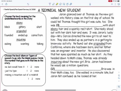 Short Stories for Comprehension-Context Clues, Inferences, Predictions ...