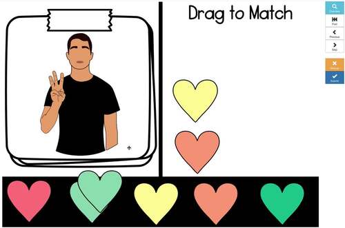 SIGN LANGUAGE Number Match Boom Cards ASL count to 20 | TpT