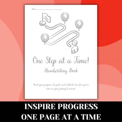 Cursive Handwriting for Goal-Setting & Progress | 100 Growth Mindset ...