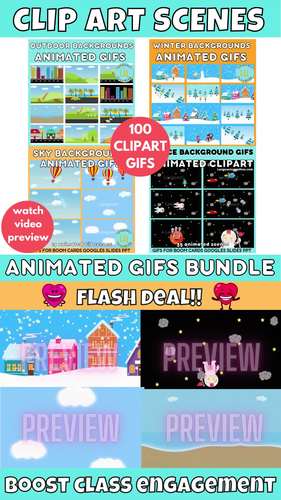 Simple Backgrounds Animated Gifs BUNDLE Digital Resources | TPT
