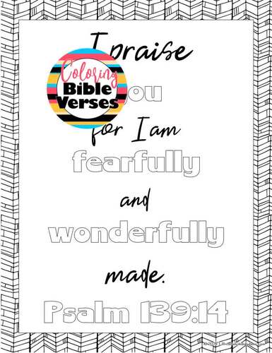 Bible Verse Coloring Page Posters: Color, Memorize, Pray, and Learn ...