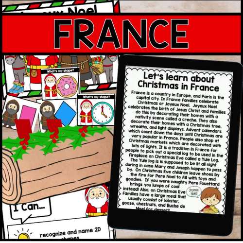 Holidays Around the World CHRISTMAS in FRANCE | Kindergarten Centers ...