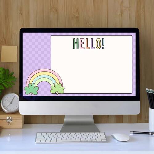 Lucky Stars St. Patrick's Day Google Slides Template | TPT