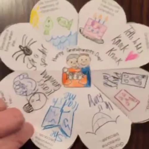 Happy Grandparents Day Craft Activities Card Activity Coloring Special ...